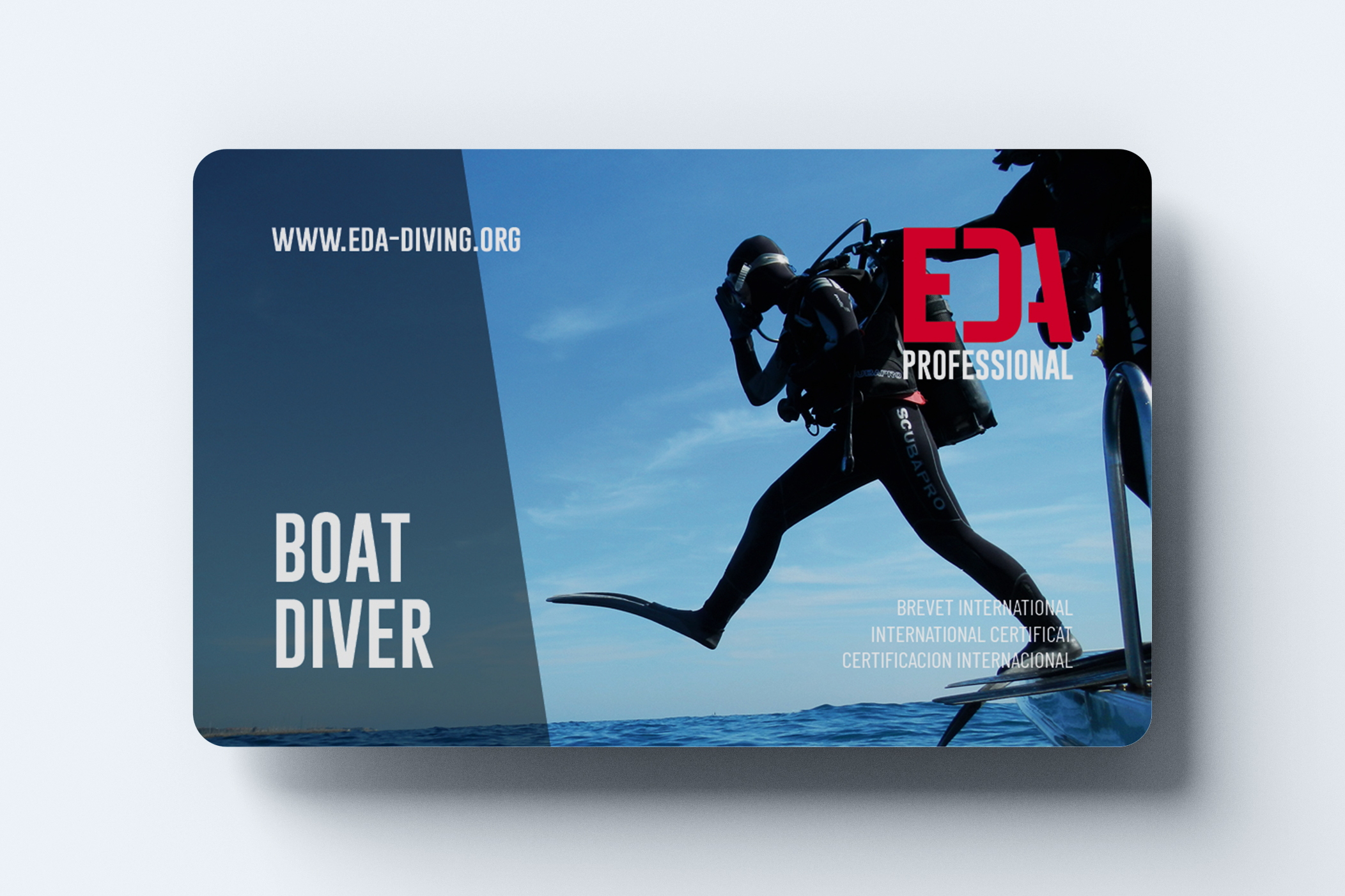 European Diving Association - EDA BOAT DIVER